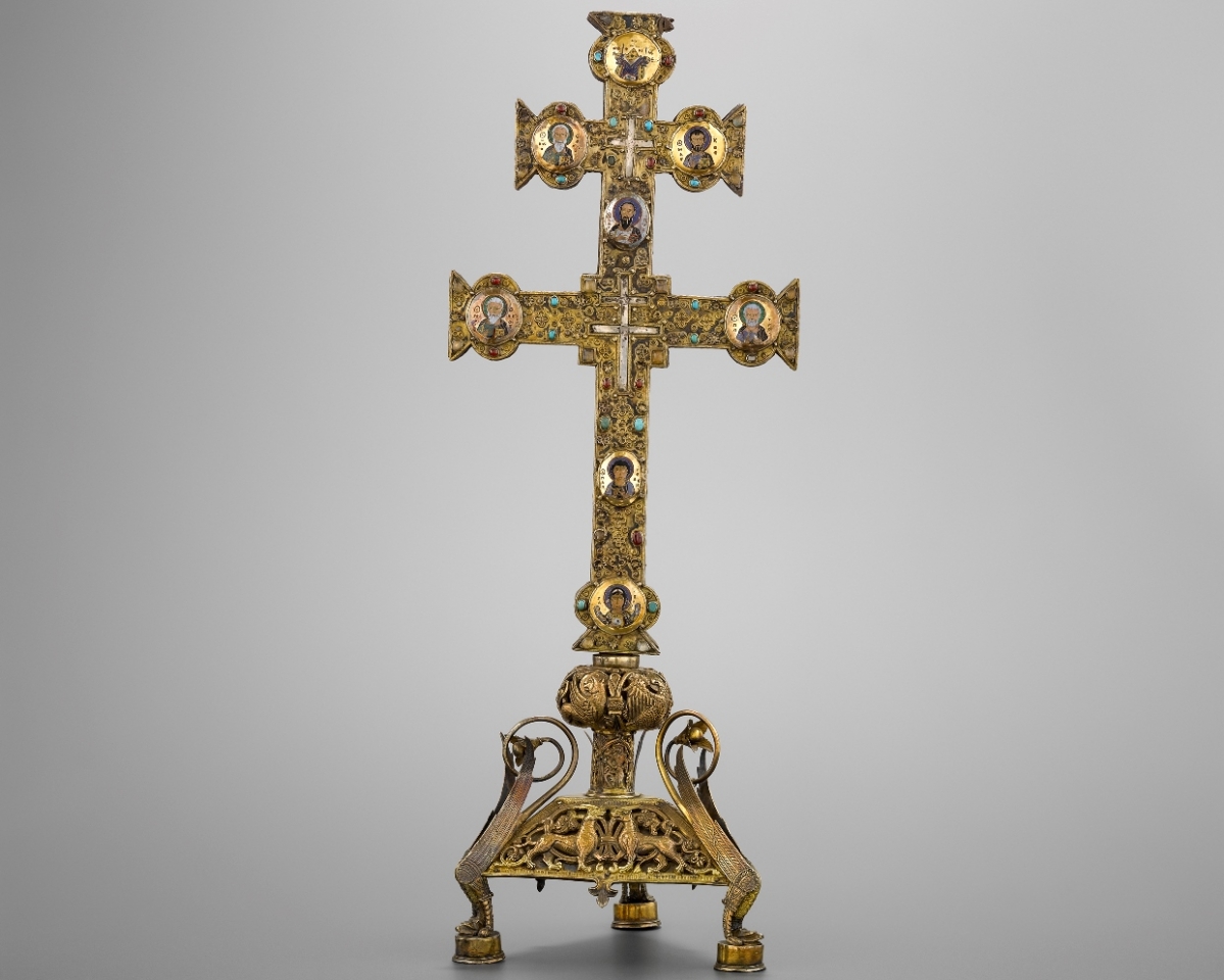 Croix-reliquaire de la Sainte Croix, dite Croix byzantine | Patrimoine FRB