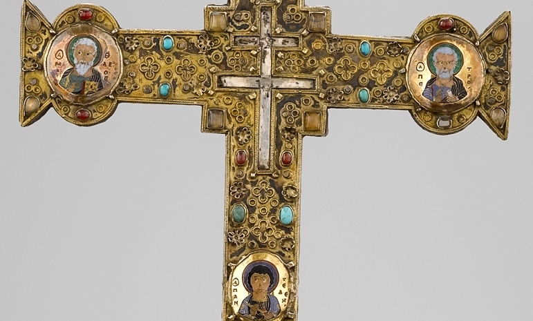 Croix-reliquaire de la Sainte Croix, dite Croix byzantine | Patrimoine FRB